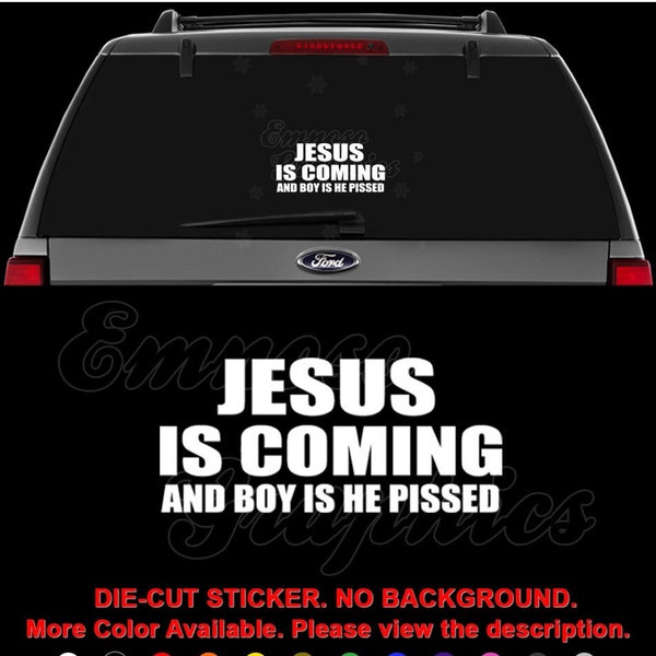 Jesus is Coming Car Sticker - Etsy