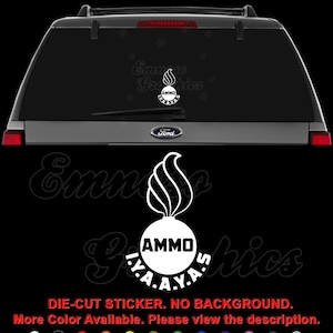 Army Air Force Munitions Ammo IYAAYAS Decal Sticker for Car, Truck ...