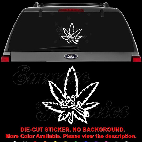 Marijuana Window Decal - Etsy