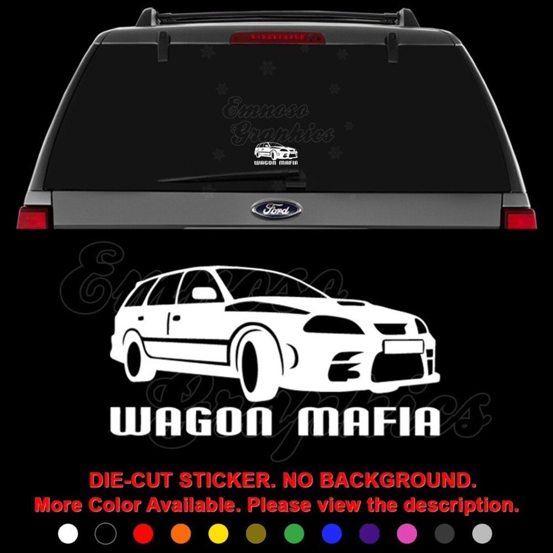 Wagon Mafia JDM Japanese Motorsports Decal Sticker for Car, Truck ...