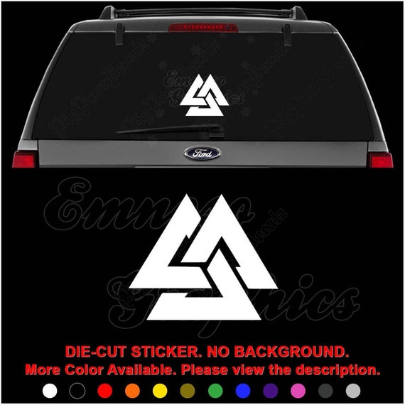 Viking Fallen Warrior Valknut Decal Sticker for Car Truck - Etsy