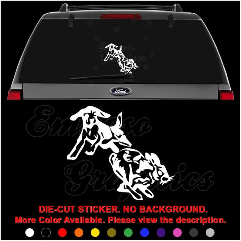 Dog Chasing Rabbit Hunting Decal Sticker for Car Truck - Etsy