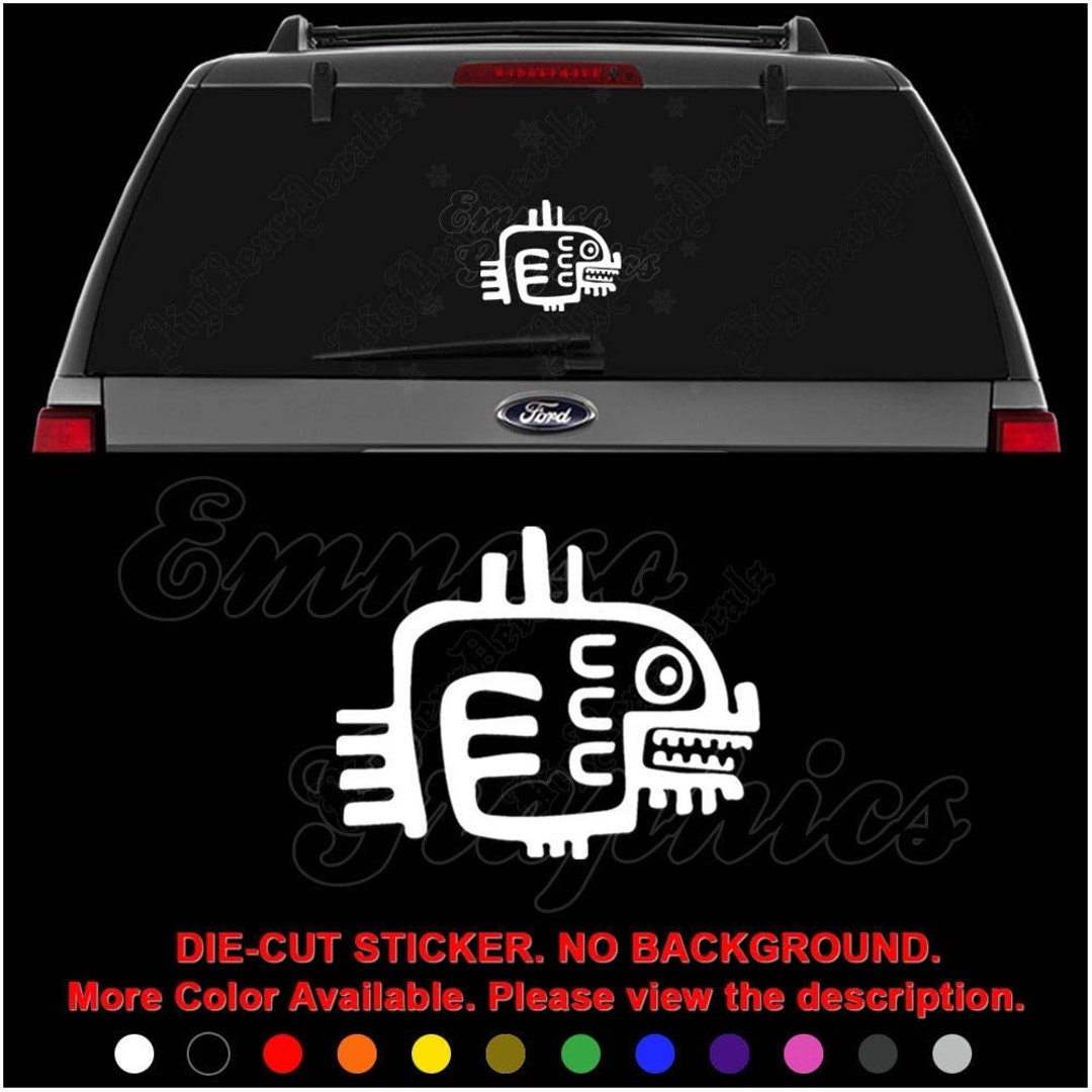 Aztec Ancient Bird Art Animal Decal Sticker for Car, Truck, Motorcycle ...