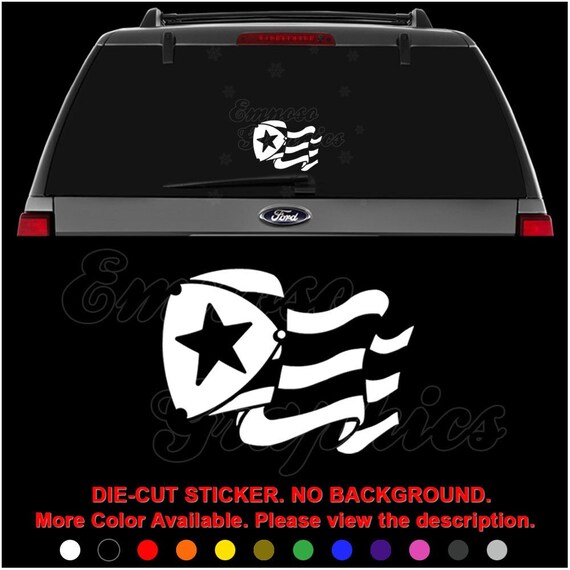 Puerto Rico Flag Rican Pride Decal Sticker for Car Truck - Etsy