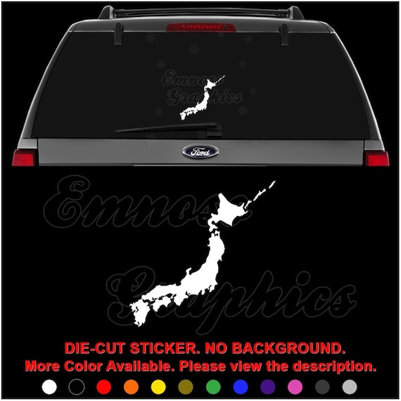 Japan Country Map Japanese Decal Sticker for Car Truck - Etsy