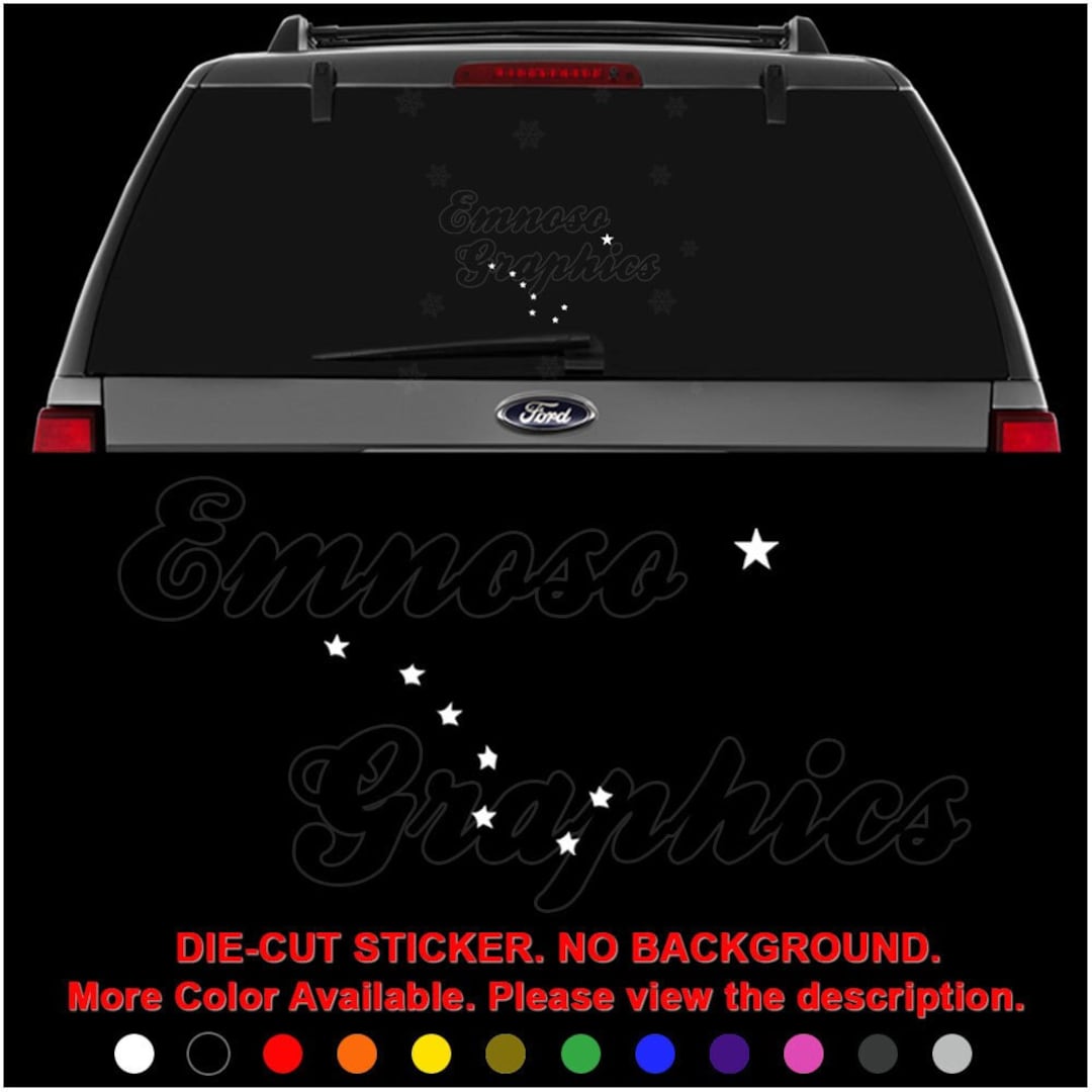 Big Dipper Constellation Alaska Decal Sticker for Car, Truck ...
