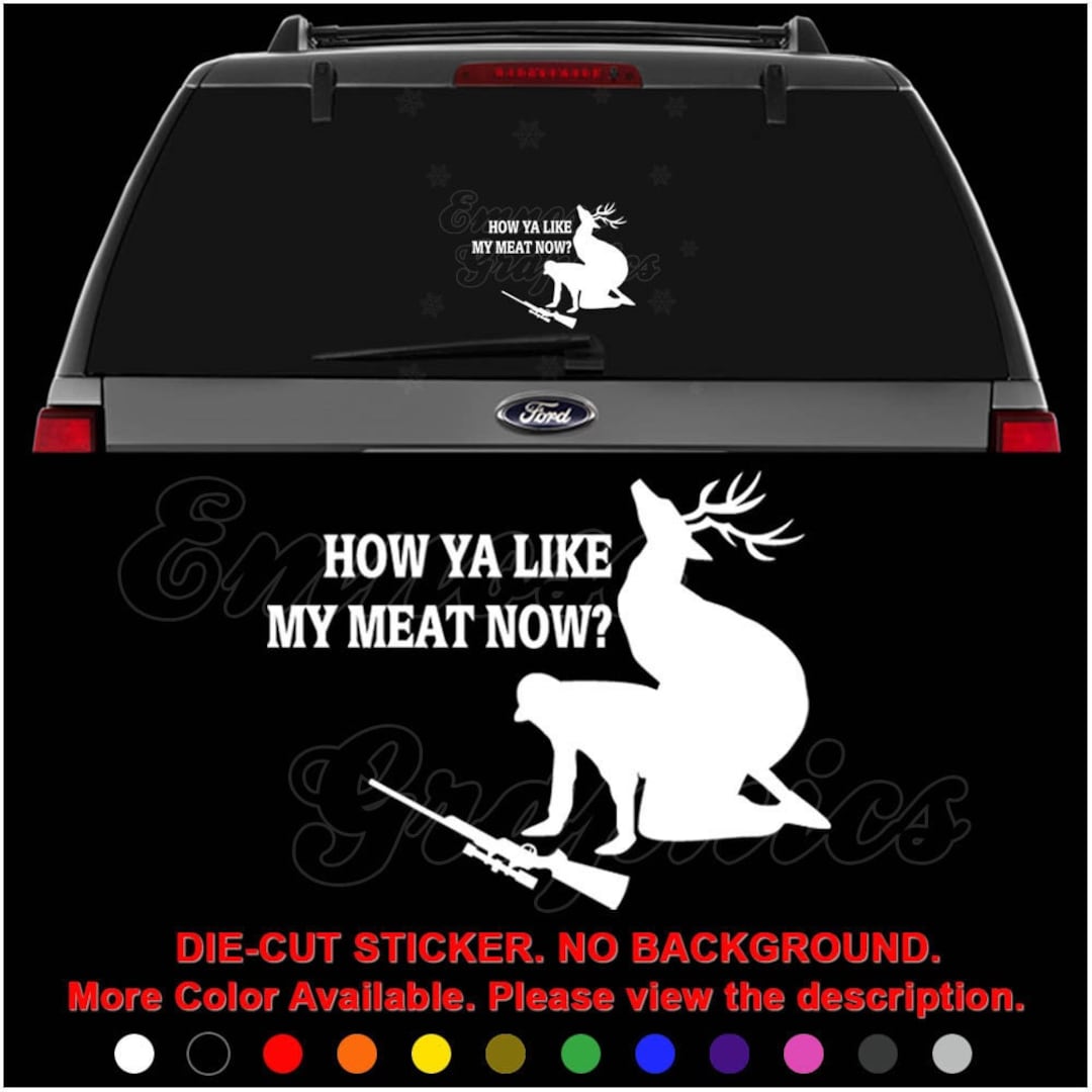 Deer Humping Hunter Hunting Funny Decal Sticker for Car, Truck ...