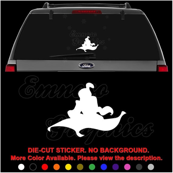 Aladdin Genie Magic Flying Carpet Decal Sticker for Car - Etsy