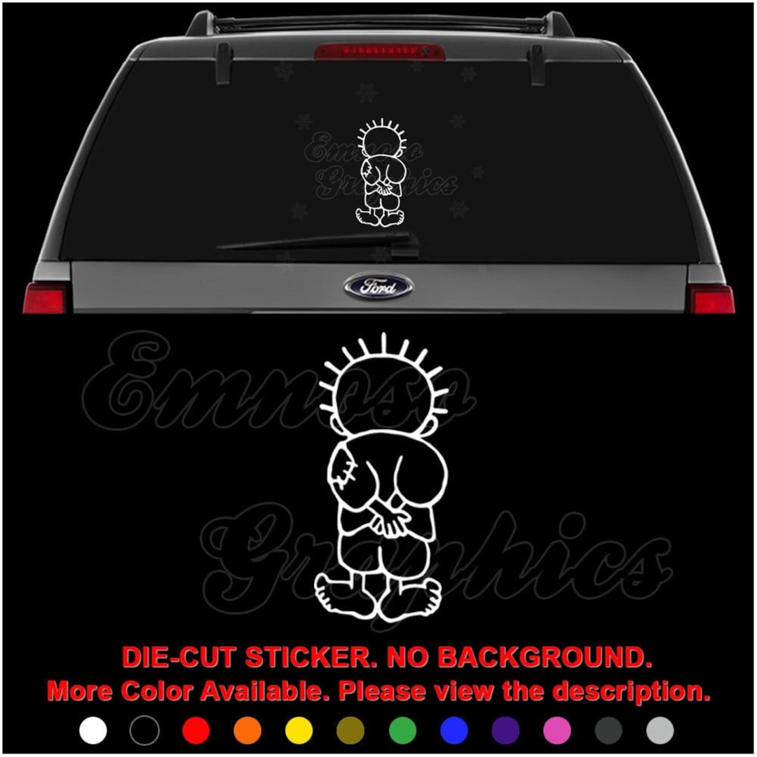 Handala Hanzala Palestine Boy Decal Sticker for Car, Truck, Motorcycle ...