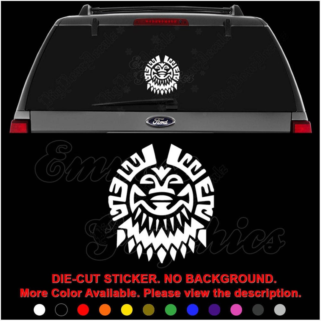 Mayan Mask Indian Ancient Civilization Decal Sticker for Car - Etsy