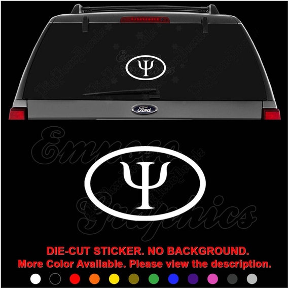 Psi Greek Letter Alphabet Decal Sticker for Car Truck - Etsy