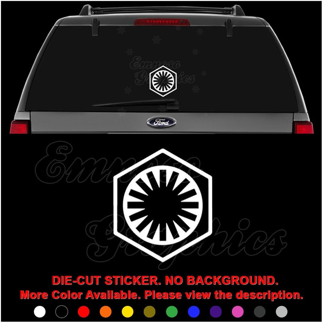 First Order Military Troop Decal Sticker for Car, Truck, Motorcycle ...