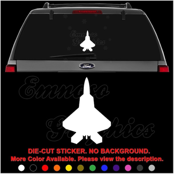 F-22 Raptor Fighter Jet Pilot Plane Decal Sticker for Car - Etsy