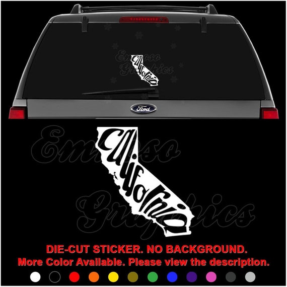 California State Map Outline Decal Sticker for Car Truck - Etsy