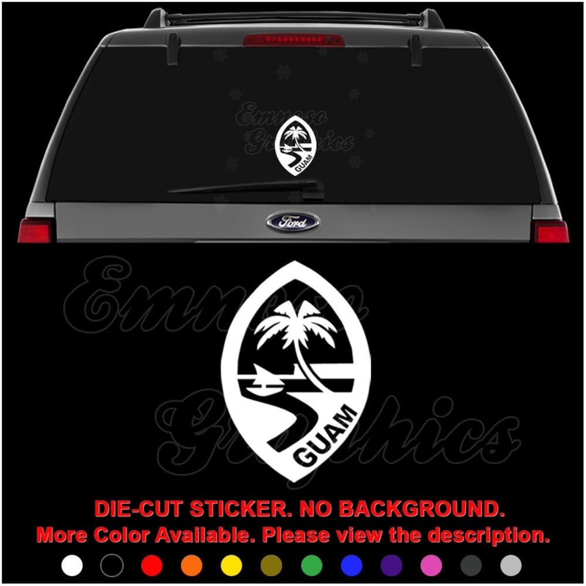 Seal of Guam Island Decal Sticker for Car Truck Motorcycle - Etsy