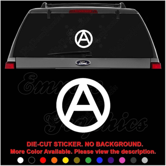 Anarchist Anarchy Anonymous Symbol Decal Sticker for Car - Etsy