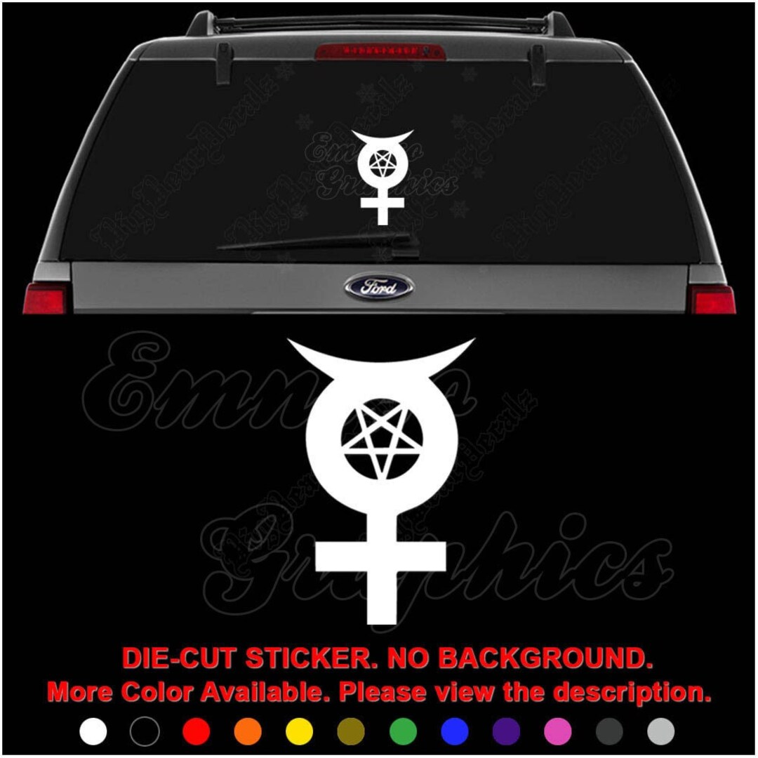 Satan Satanic Symbol Devil Evil Decal Sticker for Car, Truck ...