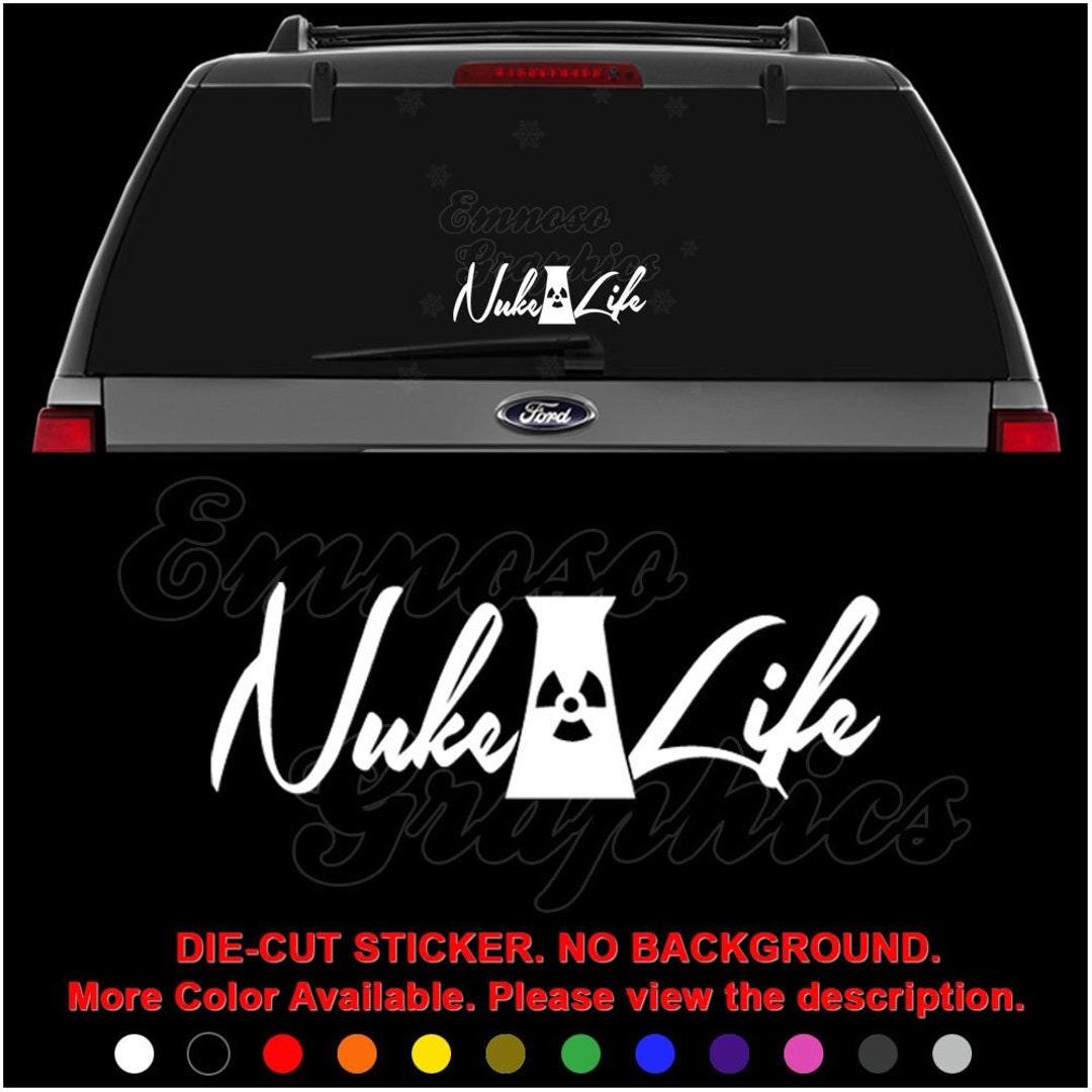 Nuke Life JDM Japanese Domestic Market Decal Sticker for Car, Truck ...