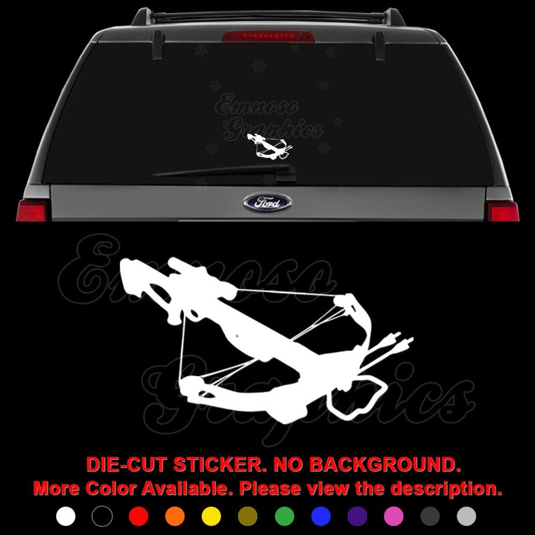 Crossbow Deer Hunting Bow Hunting Decal Sticker for Car, Truck ...