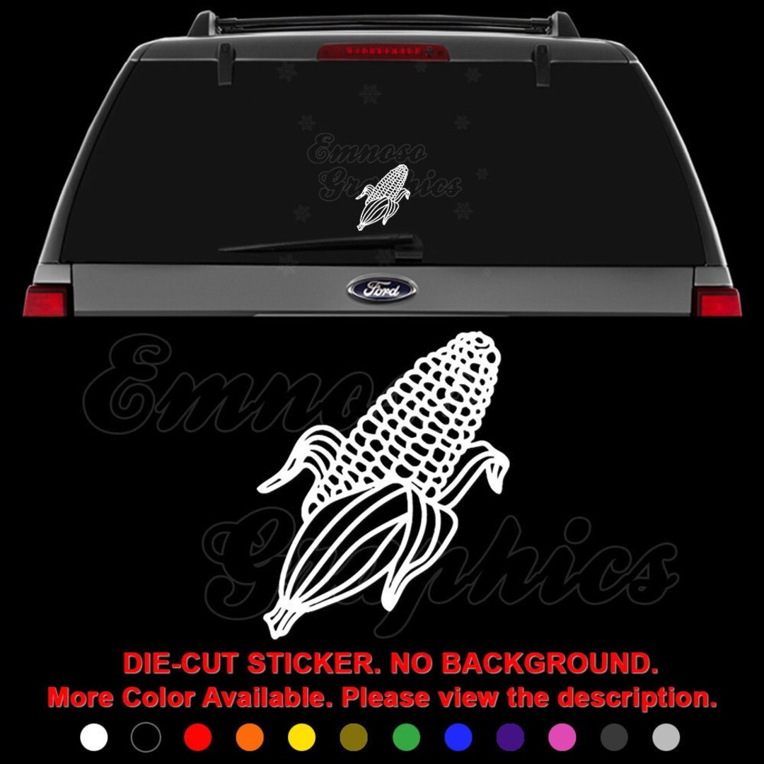 Corn on Cob Farmer Grower Farming Decal Sticker for Car, Truck ...