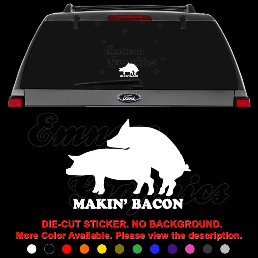 Funny Making Bacon Pigs Sex Decal Sticker for Car, Truck, Motorcycle ...