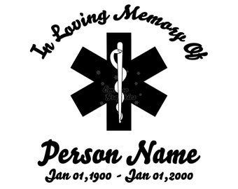 Memorial Window Decal - Etsy