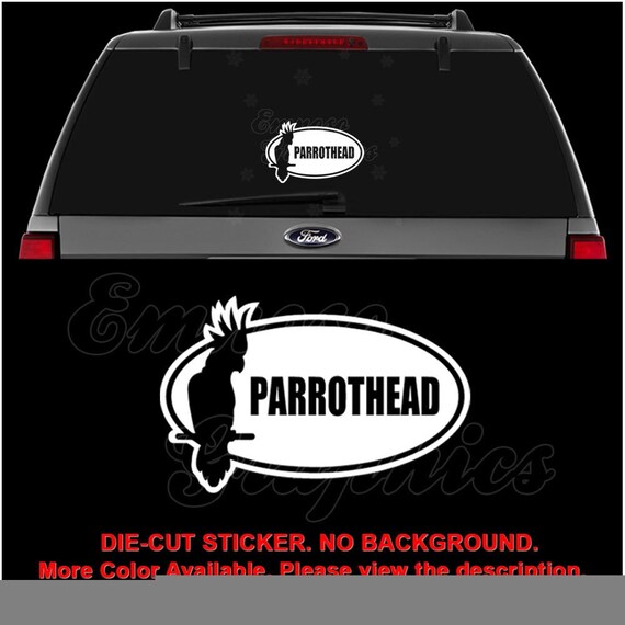 Parrot Bird Parrothead Animal Lover Decal Sticker for Car - Etsy