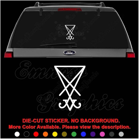 Sigil of Lucifer Seal of Satan Symbol Decal Sticker for Car - Etsy