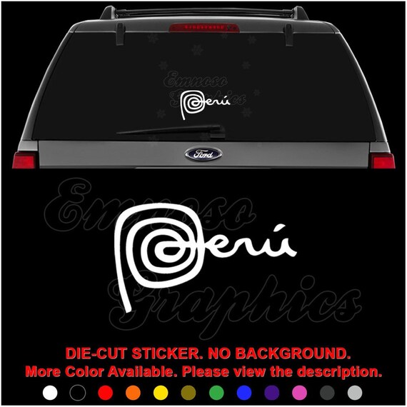 Marca Peru Car Sticker