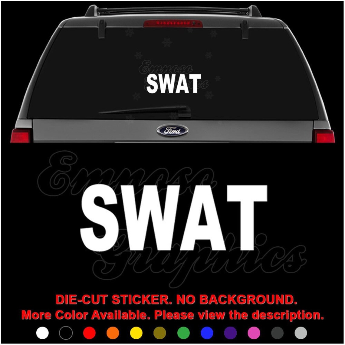 SWAT Team Police Special Force Decal Sticker for Car Truck - Etsy