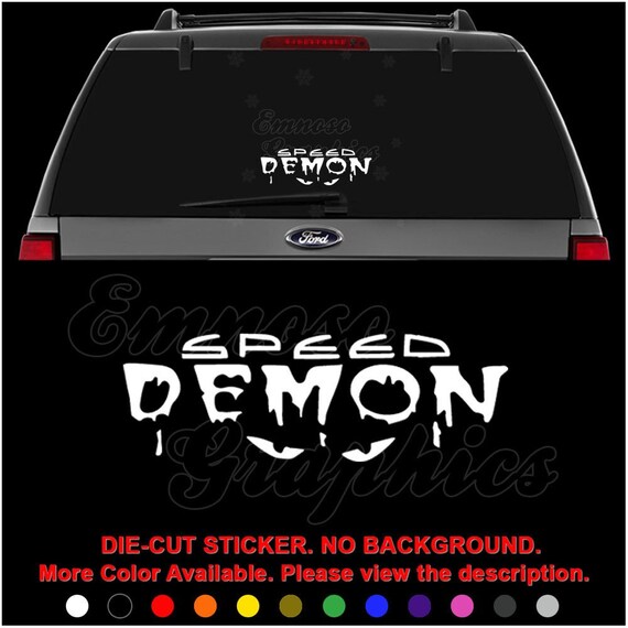 Speed Demon Racing Racer JDM Japanese Domestic Market Decal - Etsy