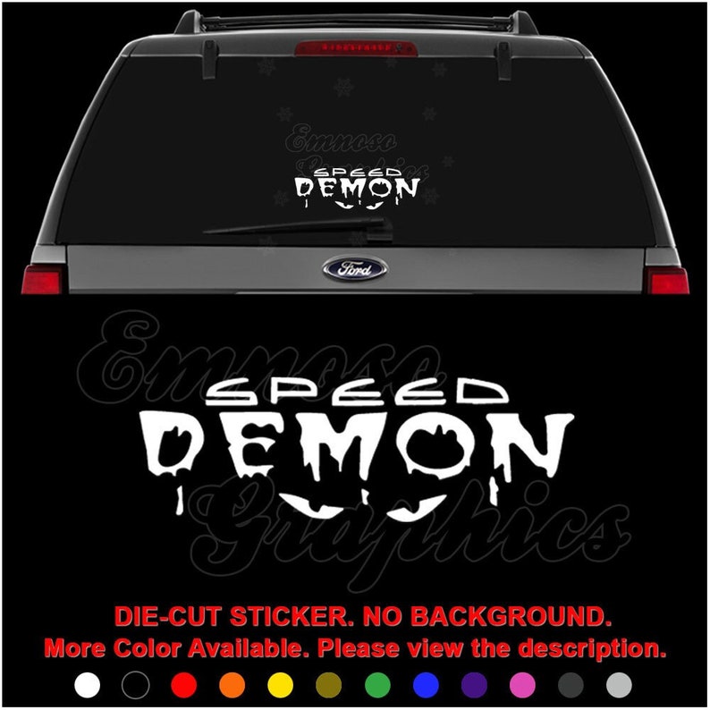Speed Demon Racing Racer JDM Japanese Domestic Market Decal - Etsy