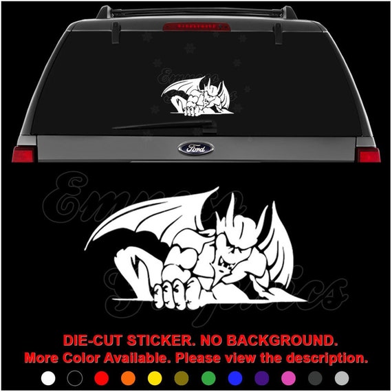 Gargoyle Monster Guardian Building Decal Sticker for Car - Etsy