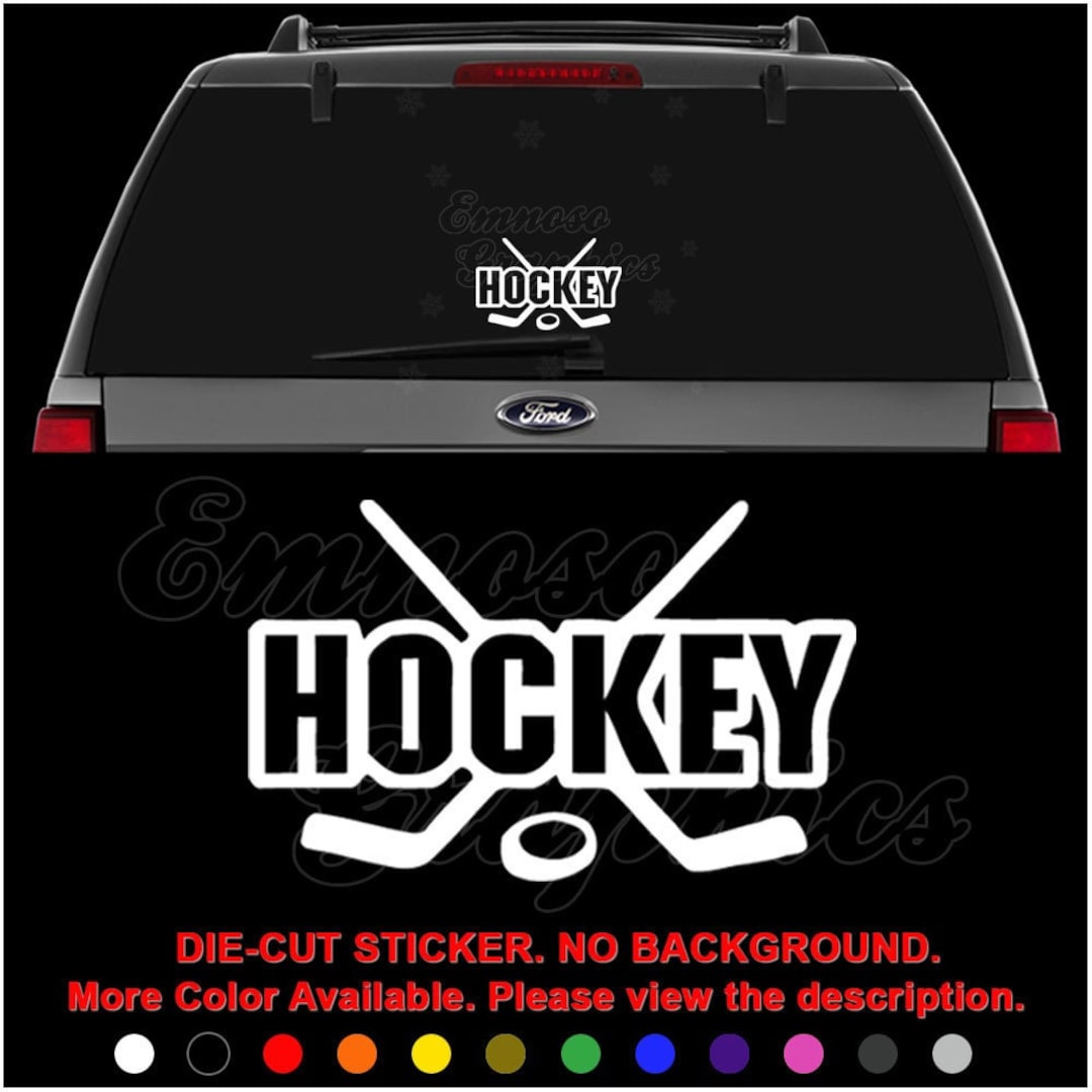 Hockey Sticks Pluck Player Sport Decal Sticker for Car, Truck ...
