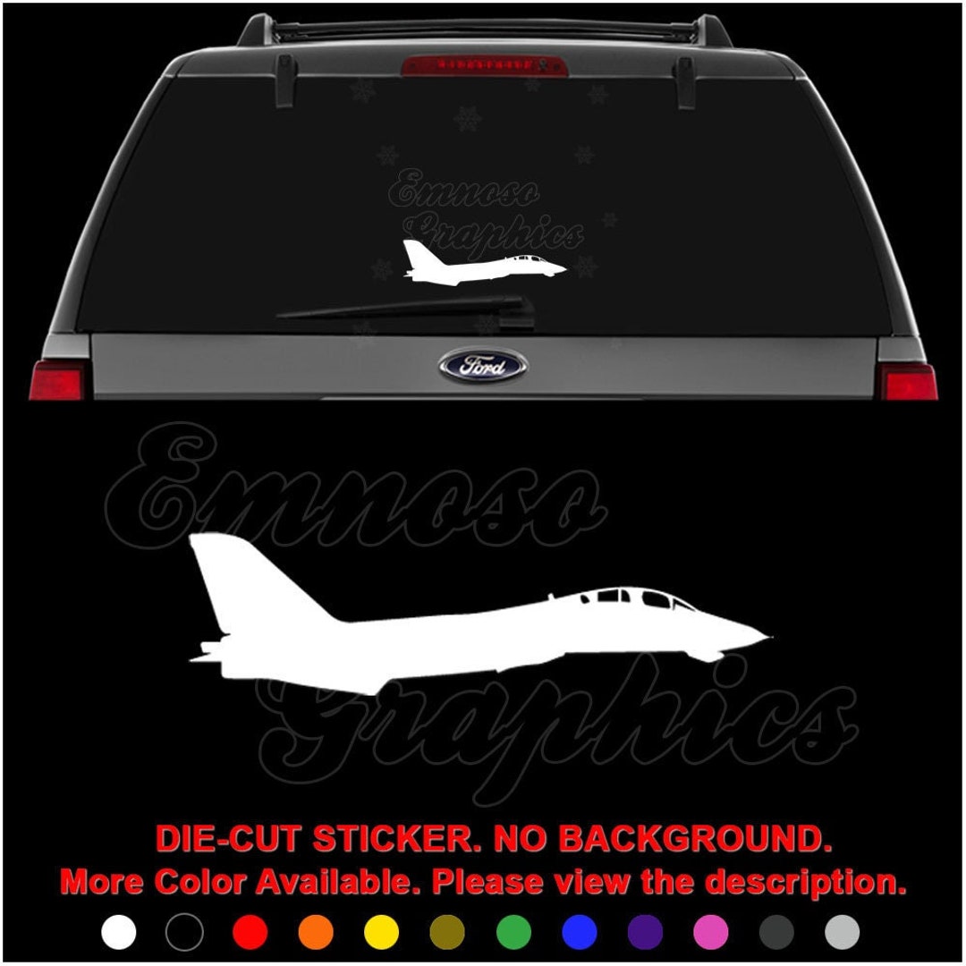 F-14 Tomcat Fighter Jet Plane Decal Sticker for Car, Truck, Motorcycle ...