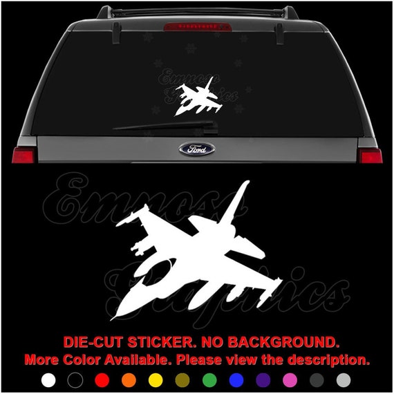 F-16 Fighting Falcon Jet Plane Decal Sticker for Car Truck - Etsy