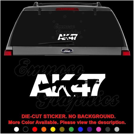 AK-47 Assault Rifle AK47 Gun Russian Decal Sticker for Car - Etsy