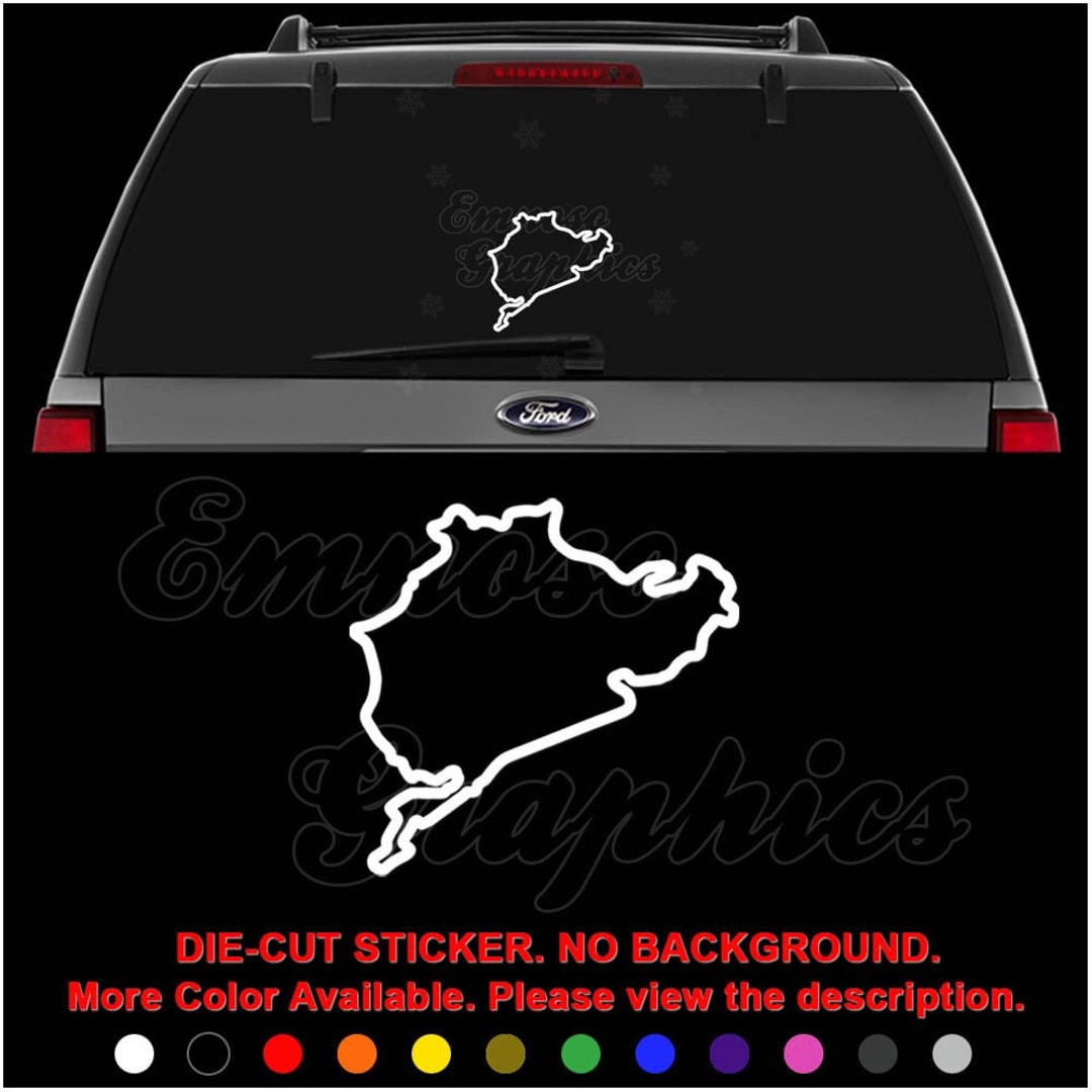 Nurburgring Race Track Racing Germany Decal Sticker for Car, Truck ...