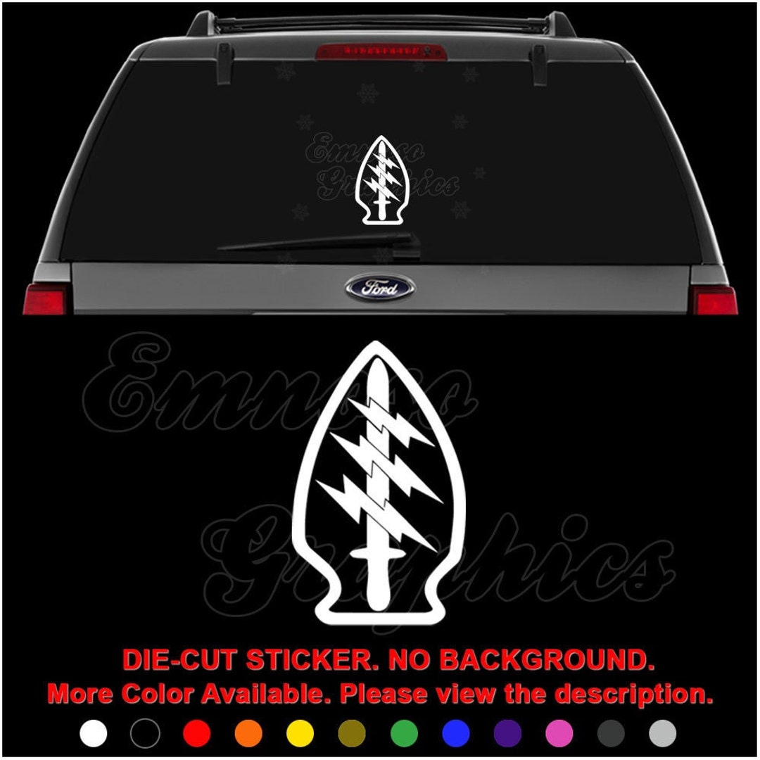Army Airborne Ranger Special Forces Decal Sticker for Car, Truck ...