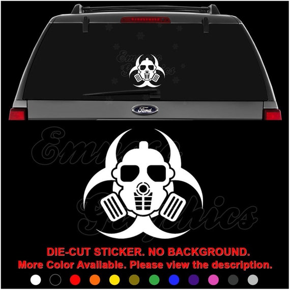 Gas Mask Biohazard Decal Sticker for Car Truck Motorcycle - Etsy