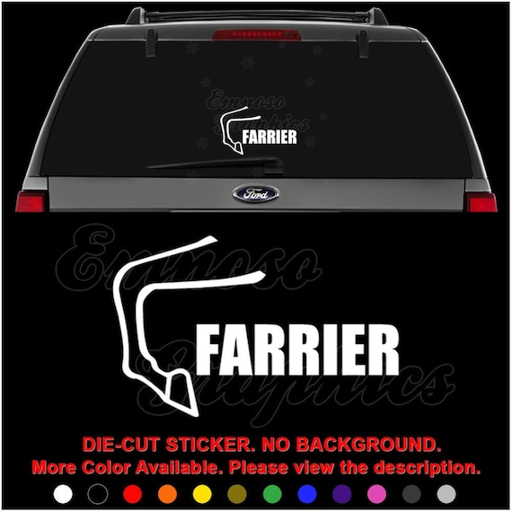Farrier Horse Hoof Care Horseshoe Decal Sticker for Car - Etsy