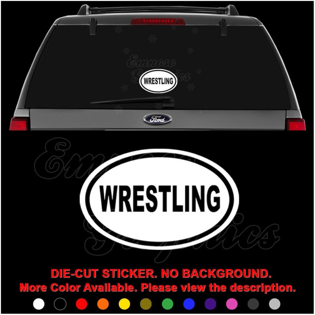 Wrestling Wrestler Decal Sticker for Car, Truck, Motorcycle, Windows ...