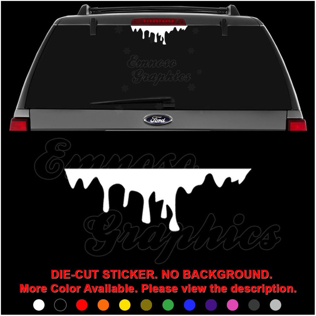 Bleeding Dripping Blood Decal Sticker for Car, Truck, Motorcycle ...