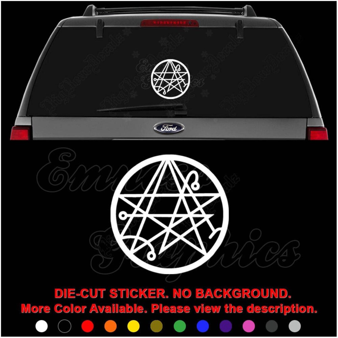 Necronomicon Goddess Wiccan Pagan Decal Sticker for Car, Truck ...