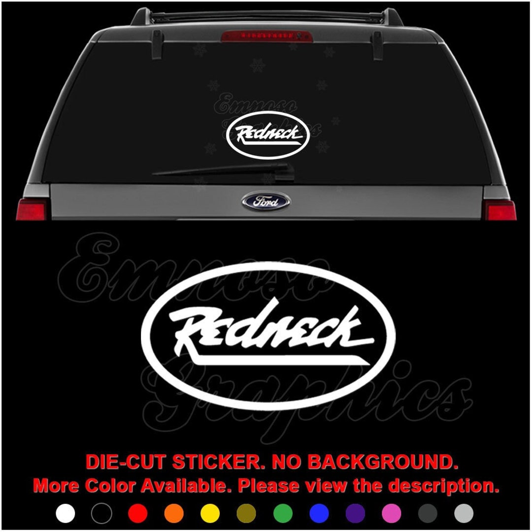 Redneck Hillbilly Country Boy Decal Sticker for Car, Truck, Motorcycle ...
