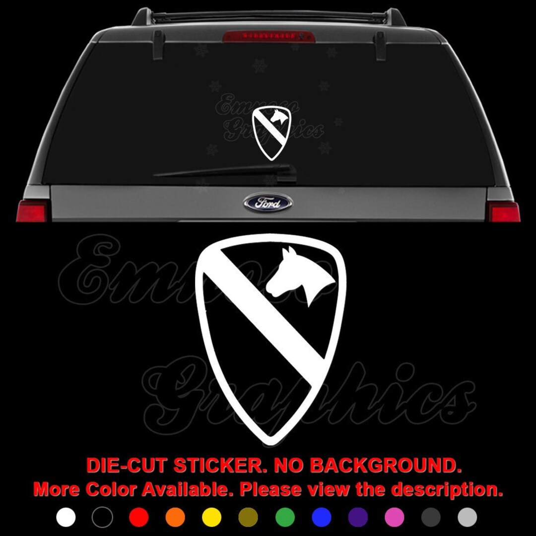 1st Calvary Division Military Army Decal Sticker for Car, Truck ...