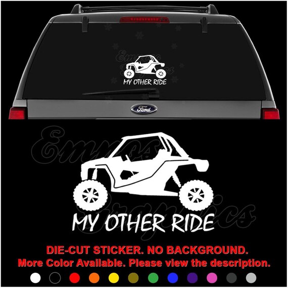 My Other Ride UTV Side by Side off Road Vehicle Decal Sticker - Etsy