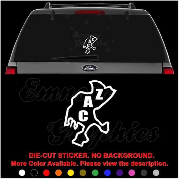 ZAC Zacatecas Mexico State Outline Decal Sticker for Car - Etsy
