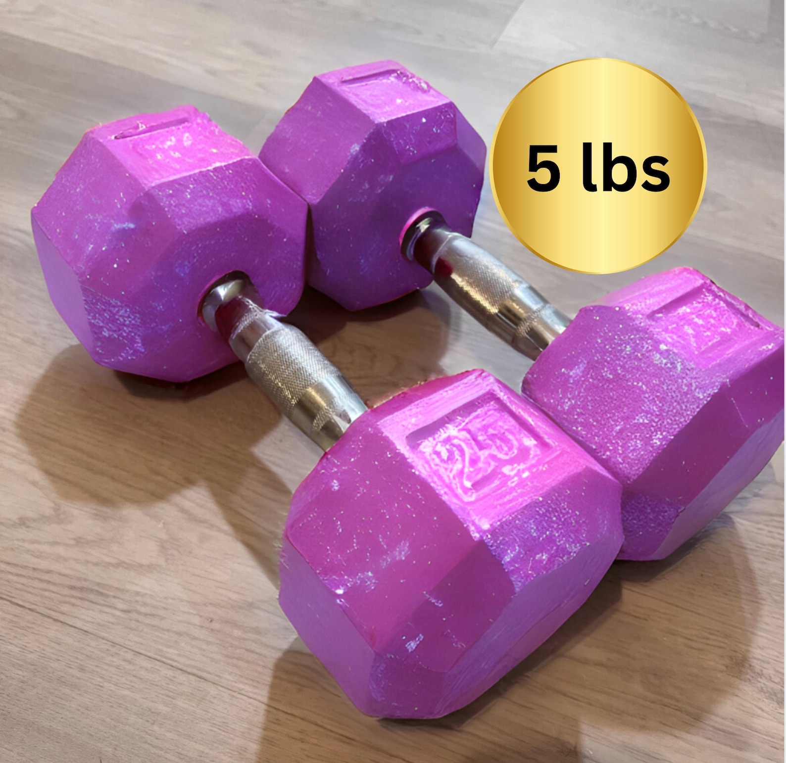 5lbs Hand Painted Custom Dumb Bells Customized Dumb Bells Gym Lovers ...