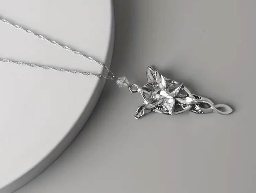Vintage Replica Fashion Arwen's Evenstar Pendant & Necklace, Lord of ...